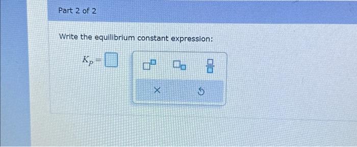 Solved The following equilibrium constants were determined | Chegg.com