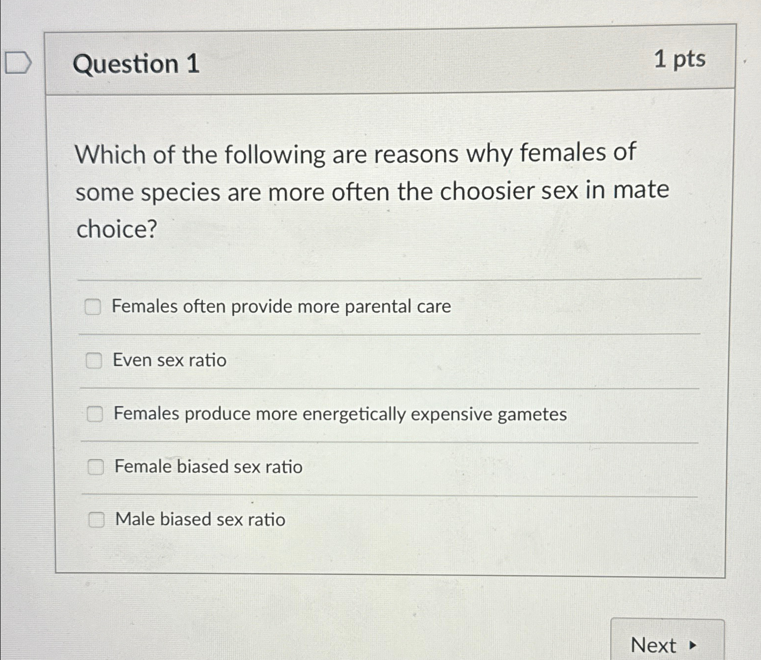 Solved Question 11ptsWhich of the following are reasons why | Chegg.com