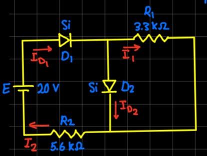 Solved I need to know how to find I1, I2 and ID2 for the | Chegg.com