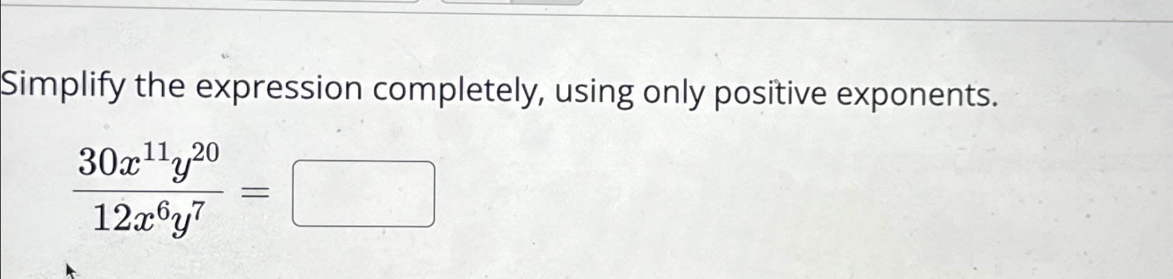 Solved Simplify the expression completely, using only | Chegg.com