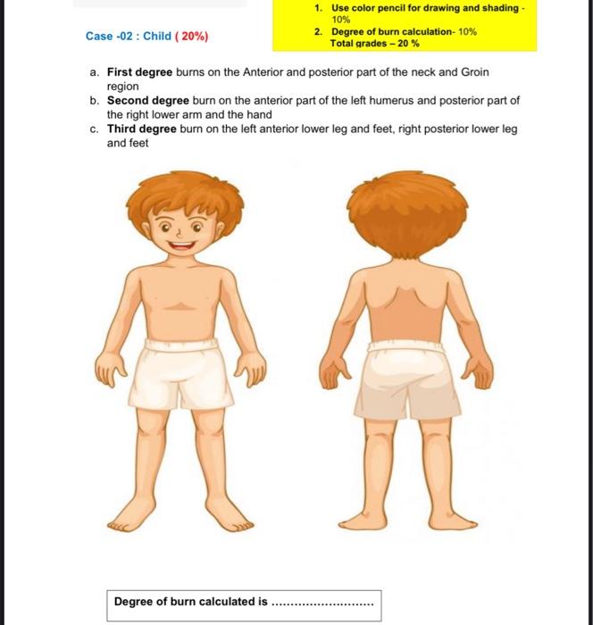Solved 1. Use color pencil for drawing and shading 10% Case | Chegg.com