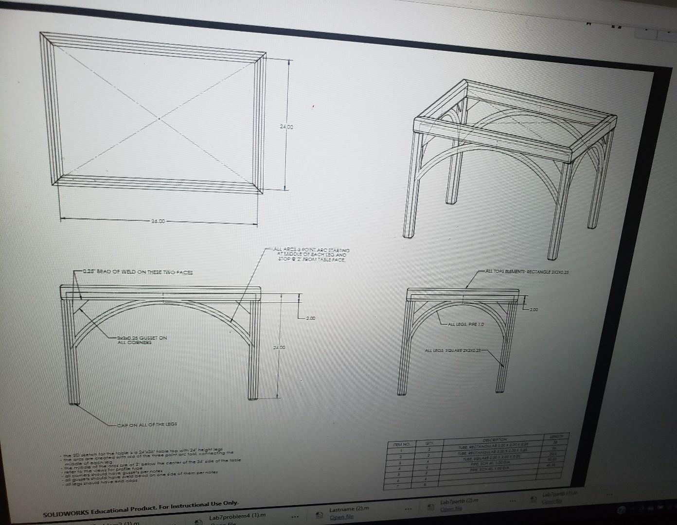 Solved Solidworks. I am confused where it says " All Arcs 3 | Chegg.com