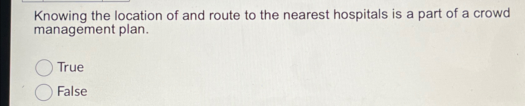 Solved Knowing the location of and route to the nearest | Chegg.com