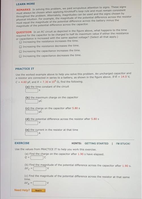 Solved LEARN MORE REMARKS In solving this problem, we paid | Chegg.com