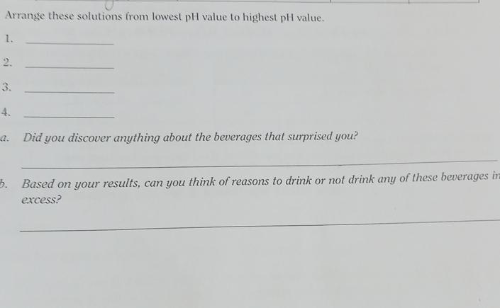 Solved Arrange these solutions from lowest pH ﻿value to | Chegg.com