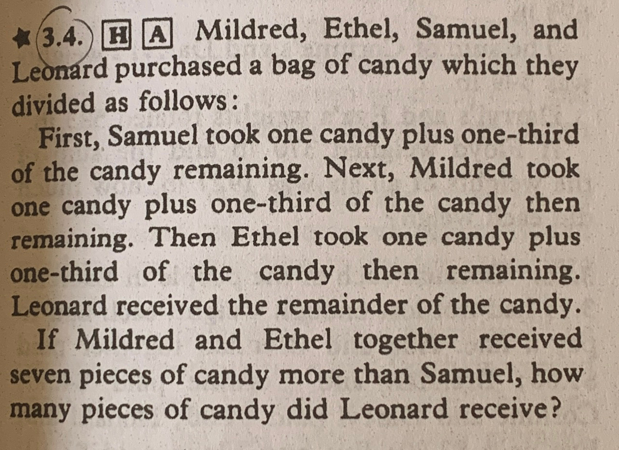 Solved 3.4. ﻿A Mildred, Ethel, Samuel, and Leonard purchased | Chegg.com