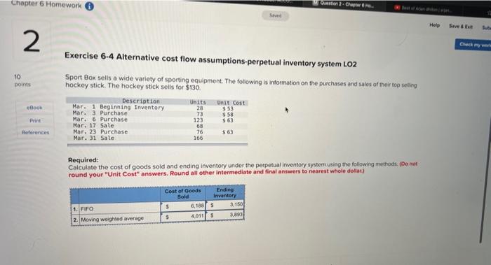 Solved Exercise 6-4 Alternative cost flow | Chegg.com Solved Exercise 6-4 Alternative cost flow | Chegg.com