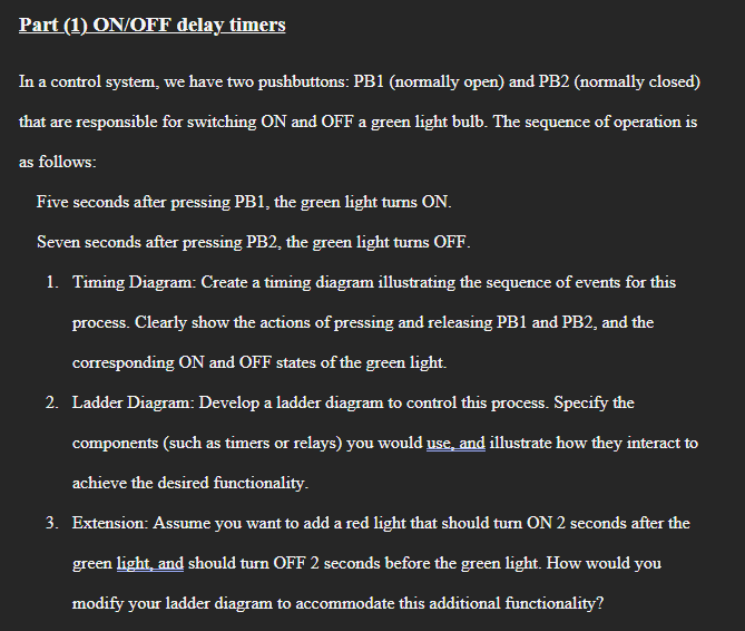 Solved (can use switch instead of push button if preferred | Chegg.com
