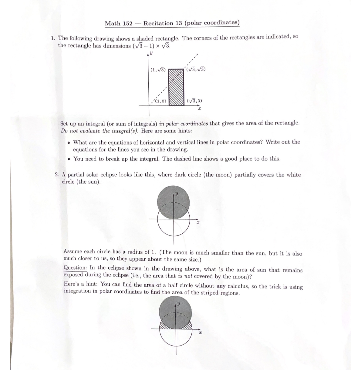 Solved The following drawing shows a shaded rectangle. The | Chegg.com