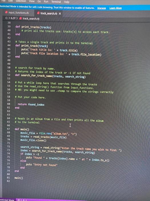 Solved Introduction To Programming Pass Task 62 Album File 