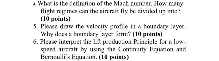 4. What is the definition of the Mach number. How | Chegg.com