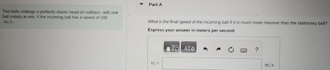 Solved Two balls undergo a perfectly elastic head-on | Chegg.com