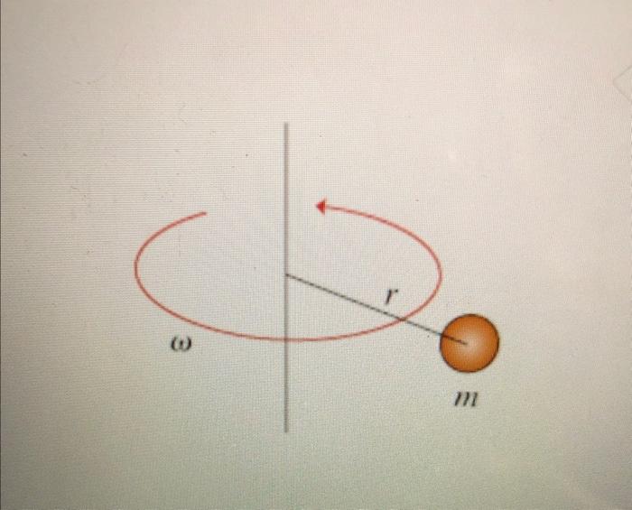 Solved Consider a particle of mass m=13.0kg revolving around | Chegg.com