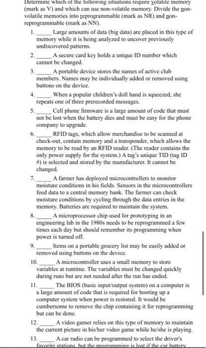 Solved Based off the given information, mark those | Chegg.com