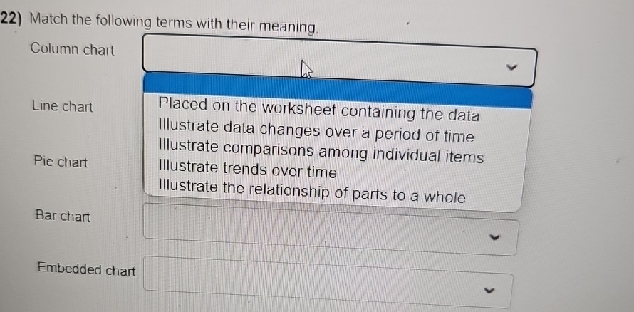 Solved Match the following terms with their meaning.Column | Chegg.com