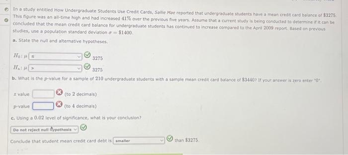 Solved In a study entitied How Undergraduate Students Use | Chegg.com