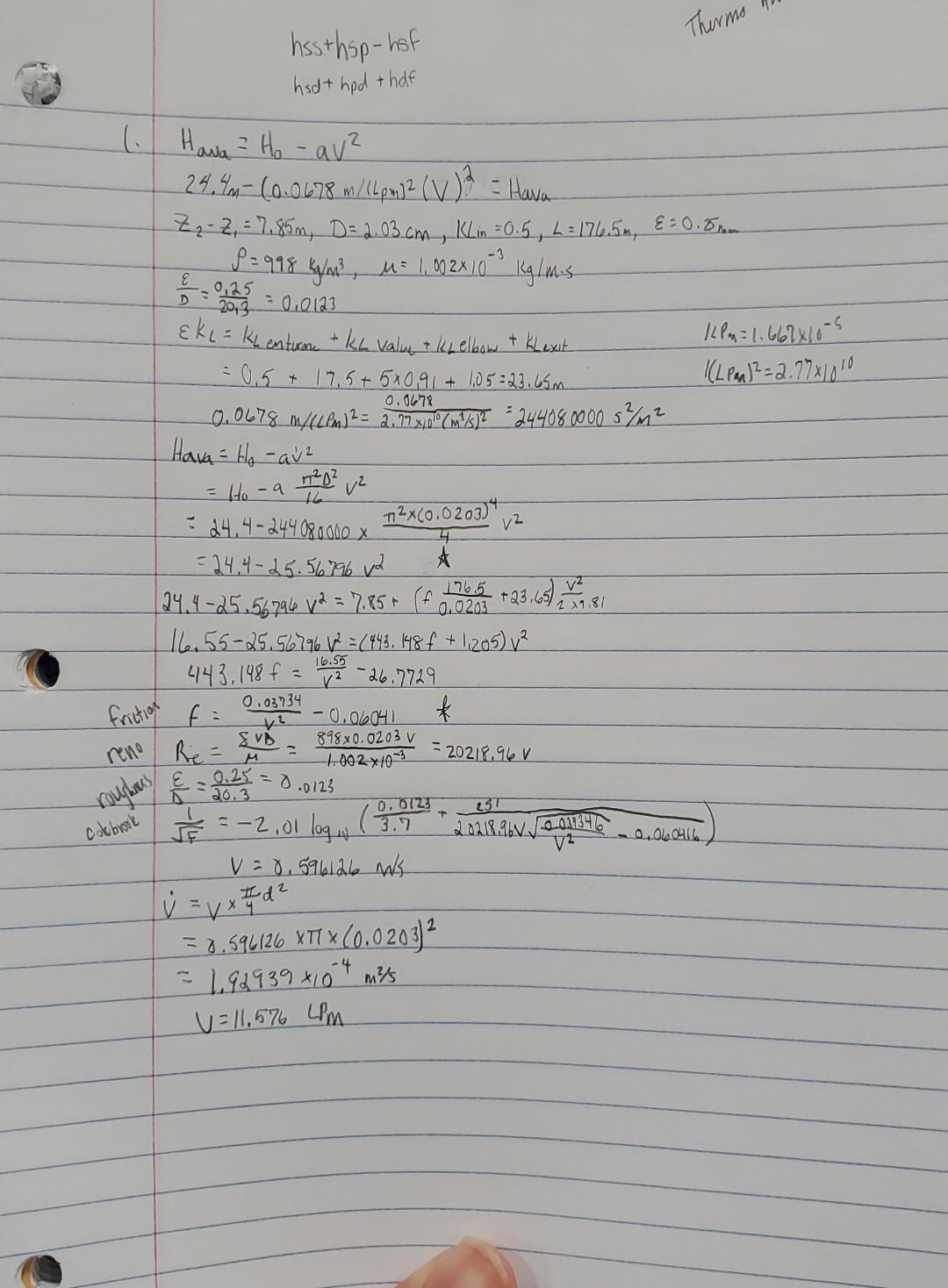Solved 14-40 For the pump and piping system of Prob. 14 39 , | Chegg.com
