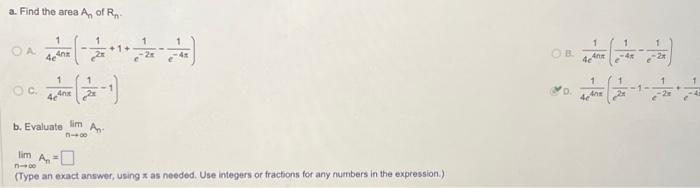 Solved Let Rn be the region bounded by the nth tum and the | Chegg.com