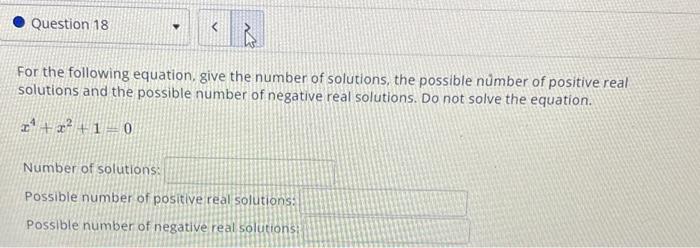 Solved For the following equation, give the number of | Chegg.com