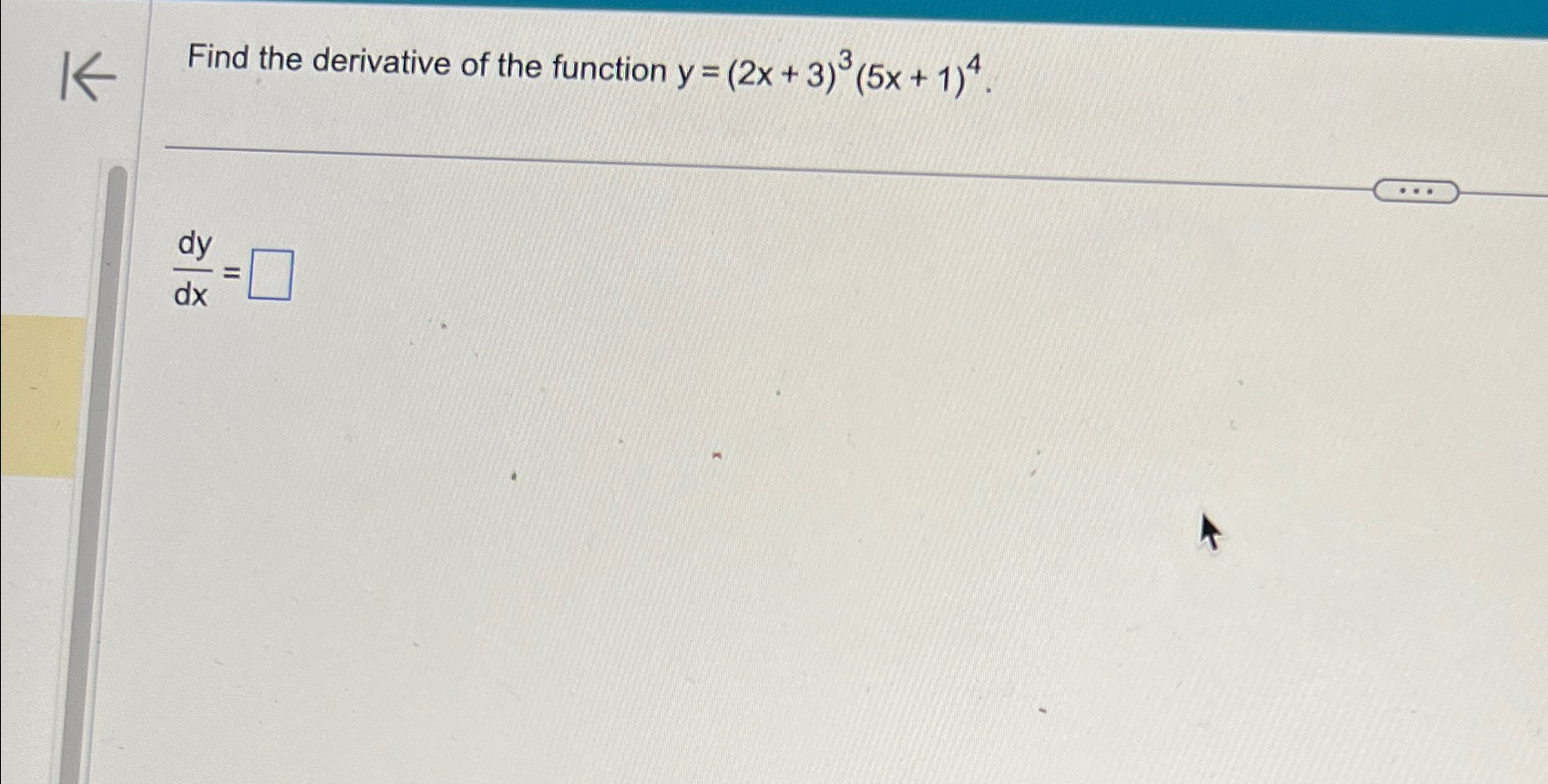 Solved Find the derivative of the function | Chegg.com