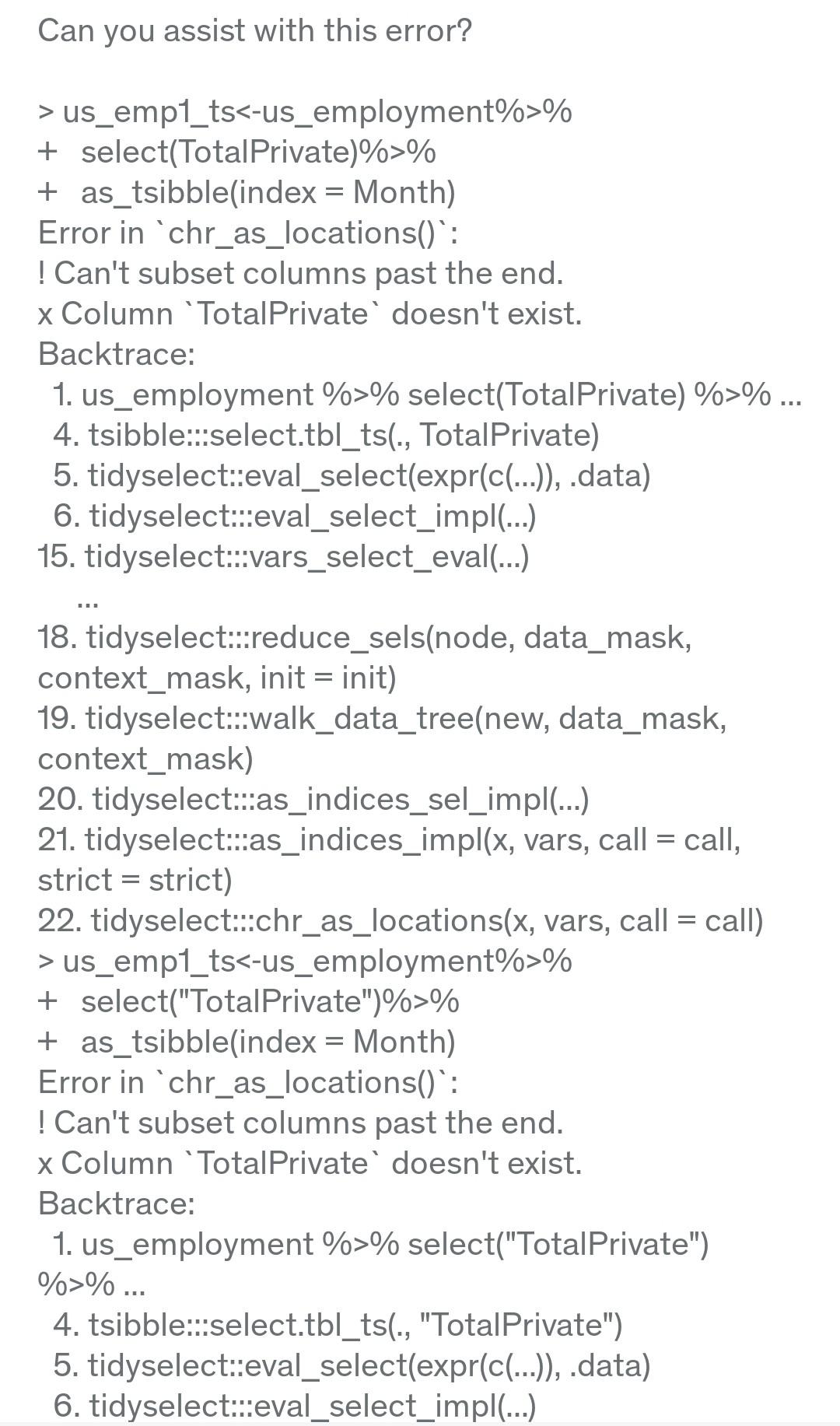 Solved Can you assist with this error? > | Chegg.com