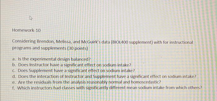 Solved Biostatistics The data and the questions are | Chegg.com