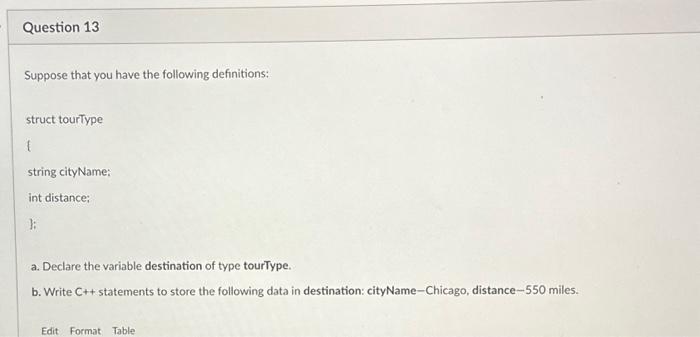 Solved Suppose that you have the following definitions: | Chegg.com