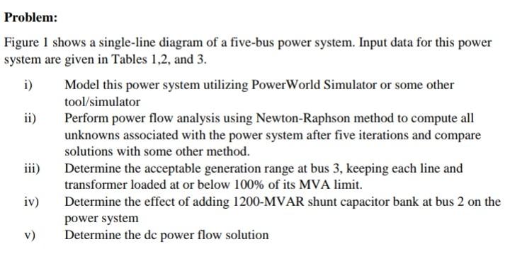 Solved Problem: Figure 1 shows a single-line diagram of a | Chegg.com