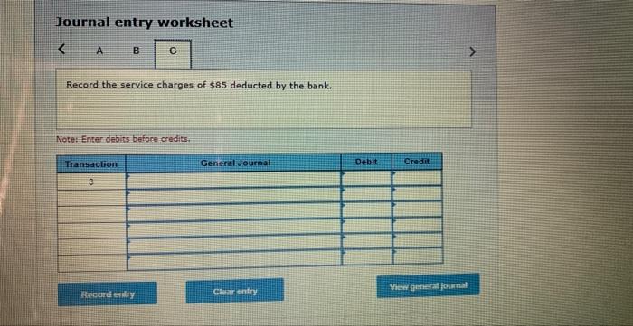 Solved preparing a bank reconciliation in journal entries | Chegg.com