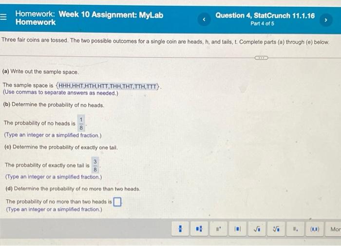 Solved Homework: Week 10 Assignment: MyLab Homework Question | Chegg.com