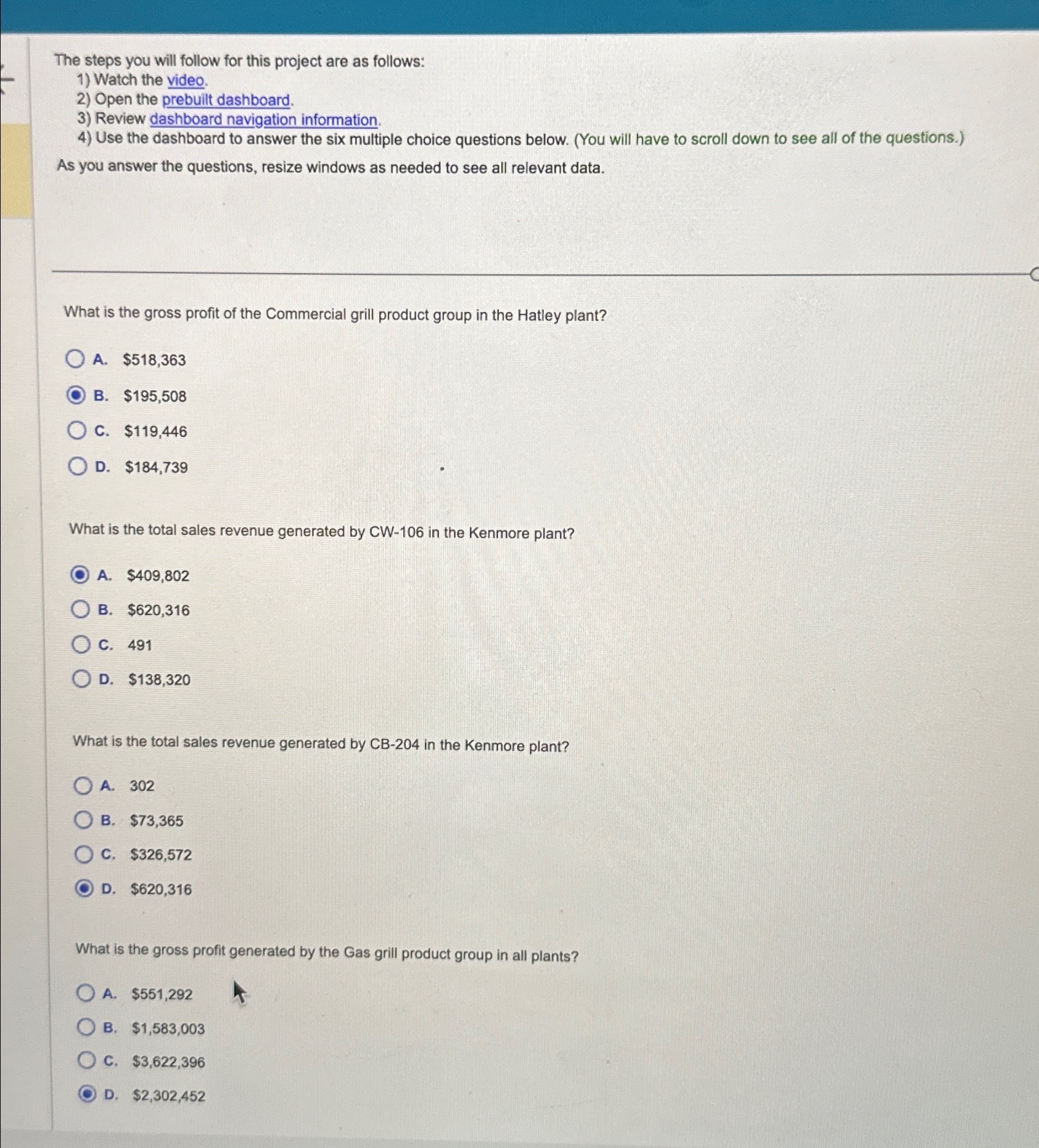 Solved The steps you will follow for this project are as | Chegg.com