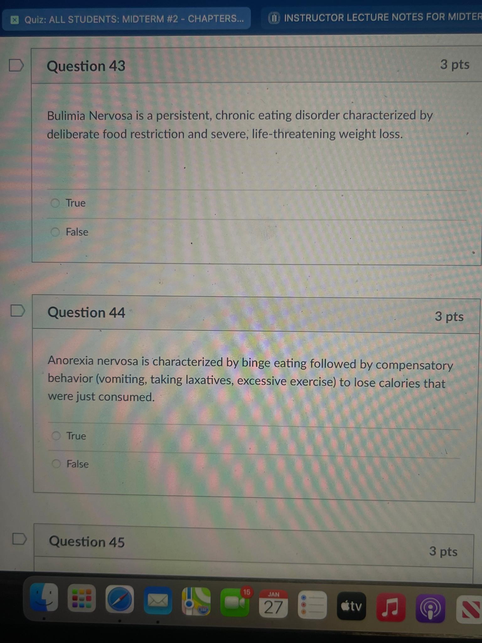 Solved Quiz: ALL STUDENTS: MIDTERM #2 - | Chegg.com