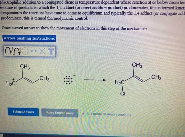 Solved H3C CI CH3 CH2 + CH3 1.2-addition products (direct | Chegg.com