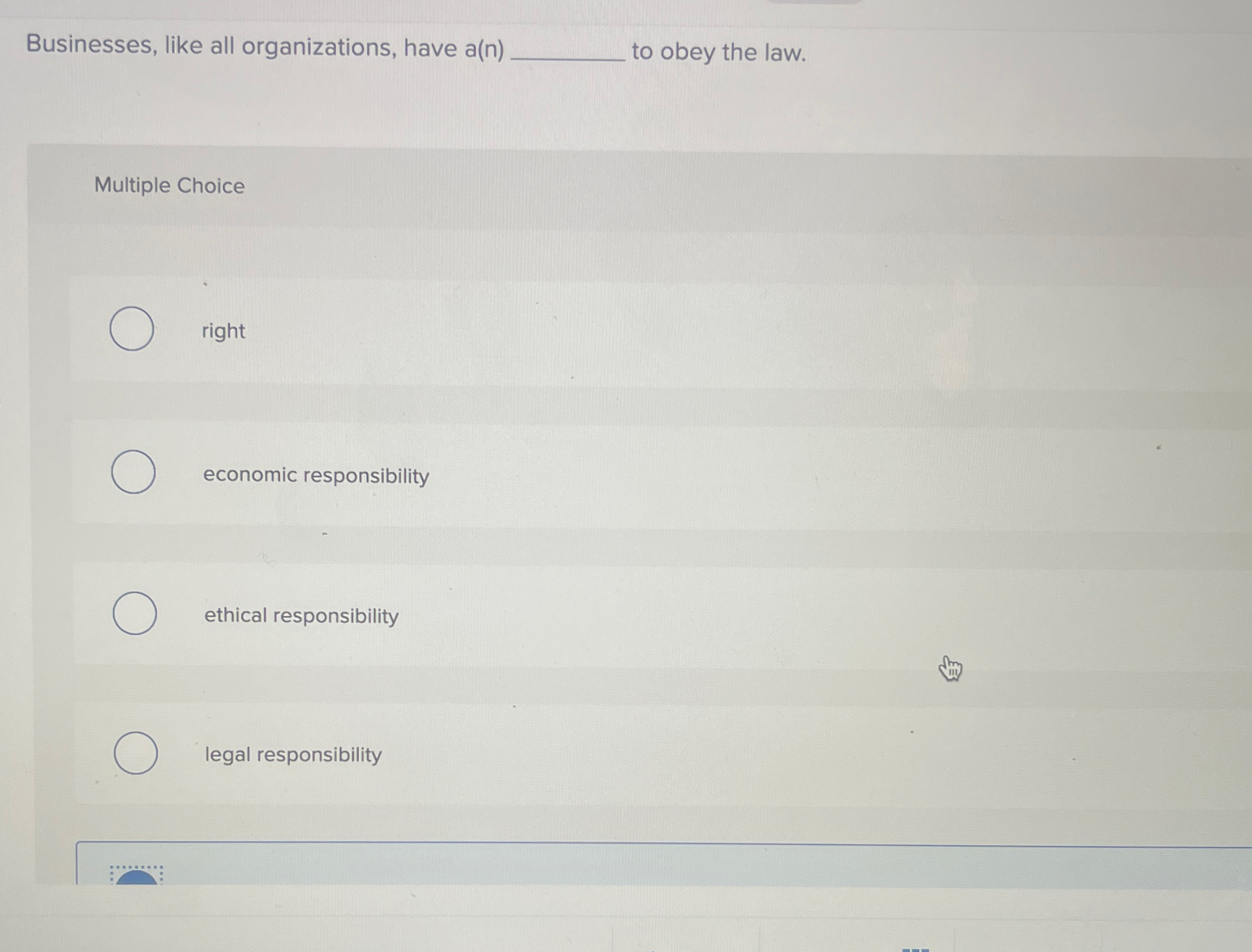 Solved Businesses, like all organizations, have a(n) q, ﻿to | Chegg.com