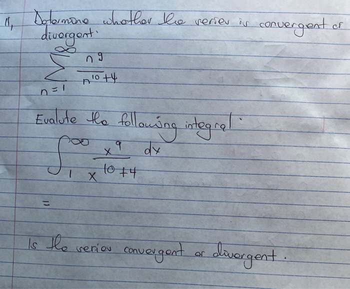 Solved 13 For what value of p is each series series | Chegg.com