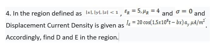 Solved = 4. In the region defined as lxl, lyl. Izl