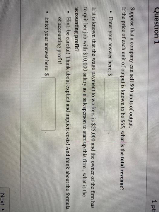 Solved Question 1 1 pt: uppose that a company can sell 500 | Chegg.com Solved Question 1 1 pt: uppose that a company can sell 500 | Chegg.com