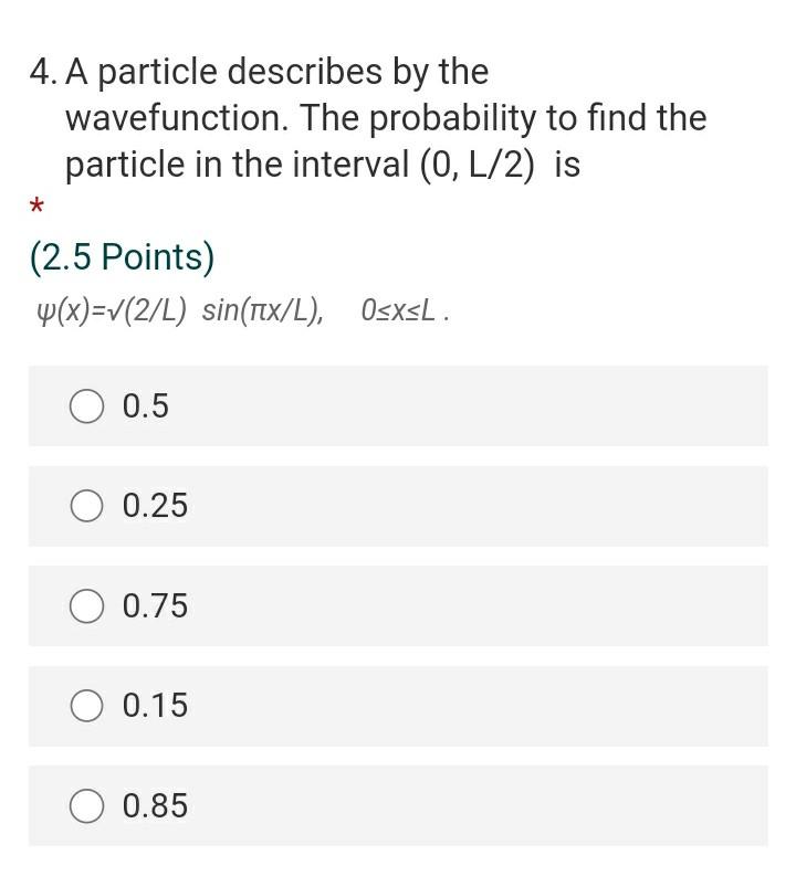 Solved 4. A particle describes by the wavefunction. The | Chegg.com