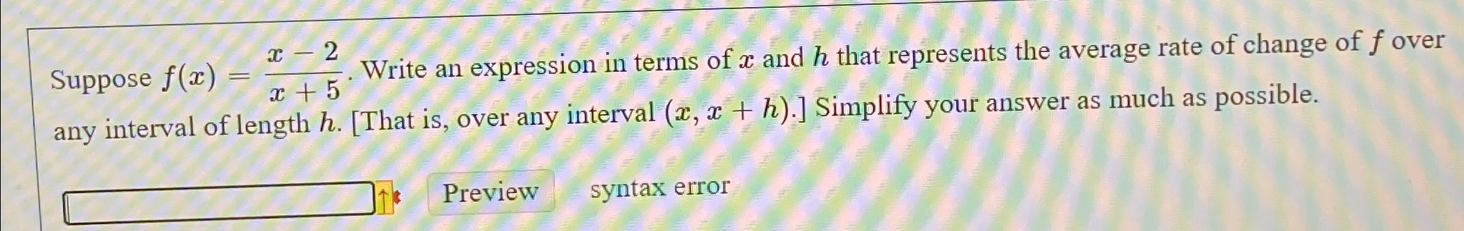 Solved Suppose f(x)=x-2x+5. ﻿Write an expression in terms of | Chegg.com