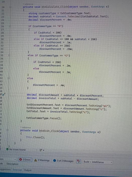 Solved mespace InvoiceTotal public partial class | Chegg.com