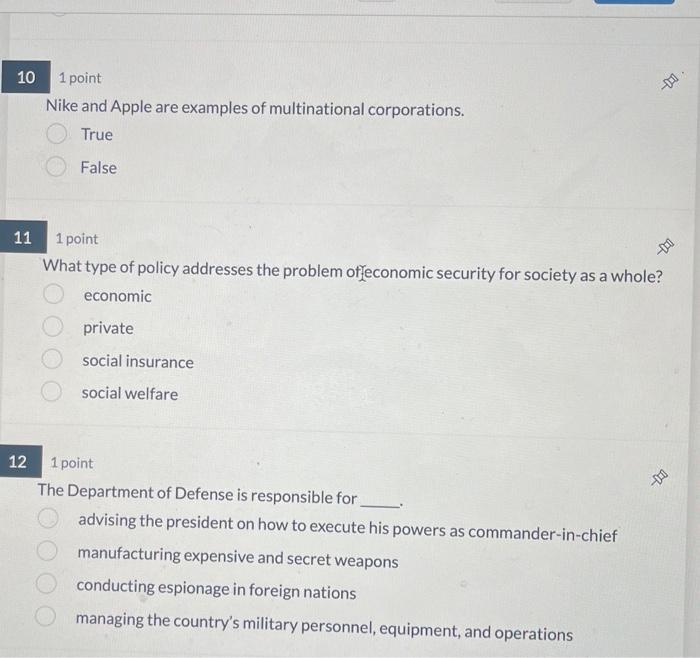 Government agencies have their largest role in policy | Chegg.com
