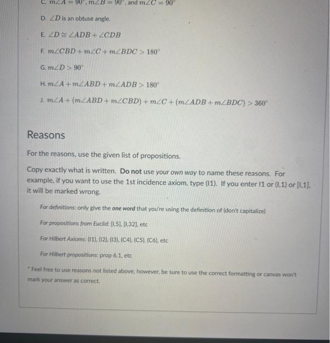 Solved Definition: a Lambert quadrilateral is a | Chegg.com