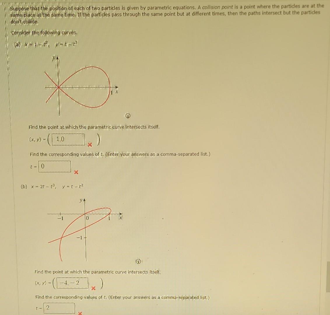isupposel that the position of each of two particles | Chegg.com