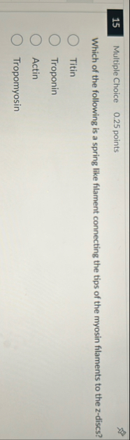 Solved 15Multiple Choice0.25 ﻿pointsWhich of the following | Chegg.com