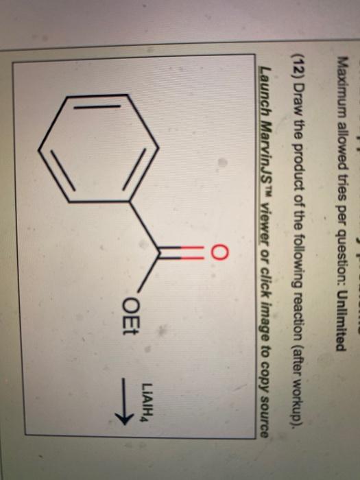 Solved Maximum allowed tries per question: Unlimited (12) | Chegg.com