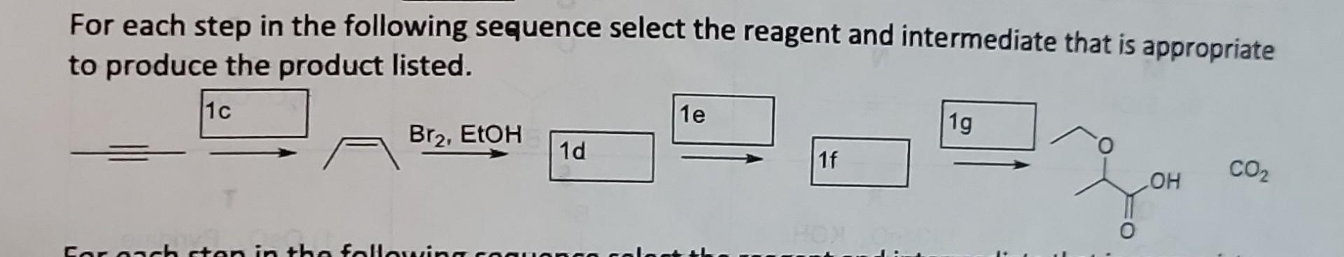 please explain each step with the type of reactions | Chegg.com