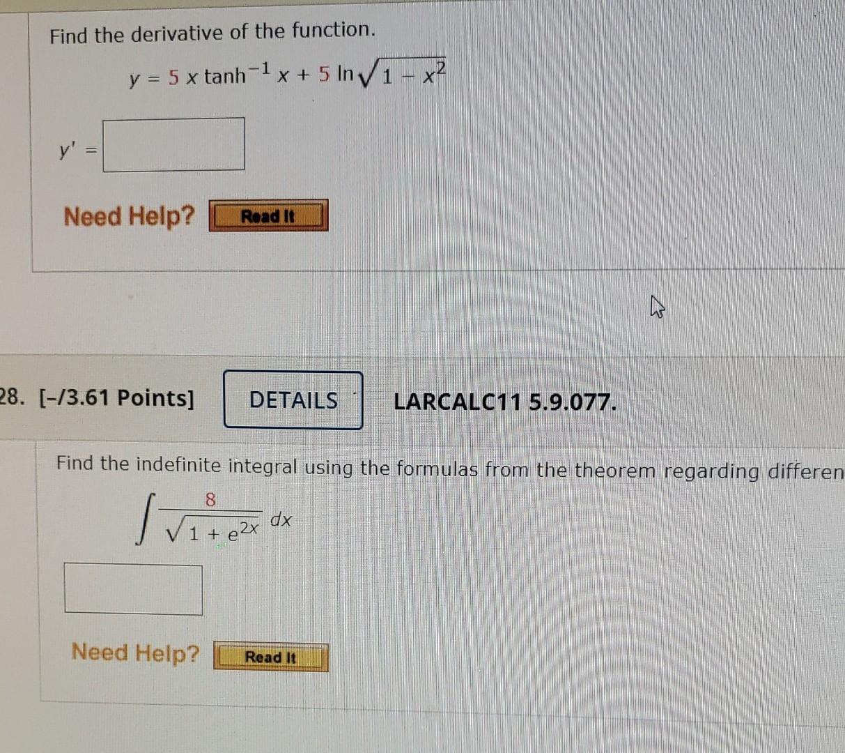 Solved Find the derivative of the function. | Chegg.com