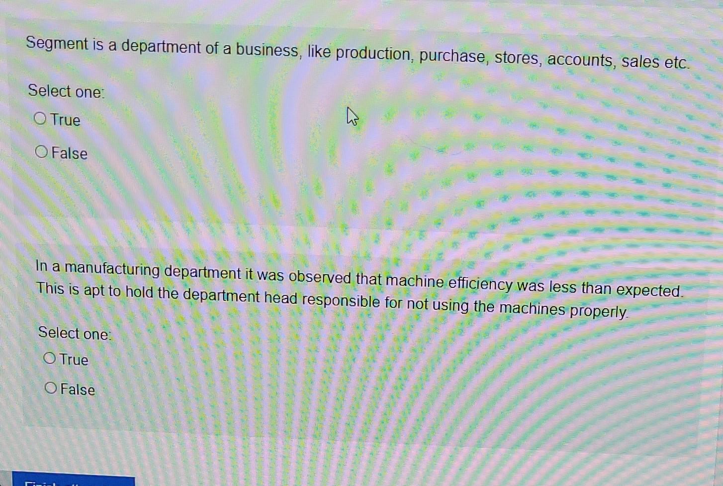 Solved One of the possible reasons for the material quantity | Chegg.com