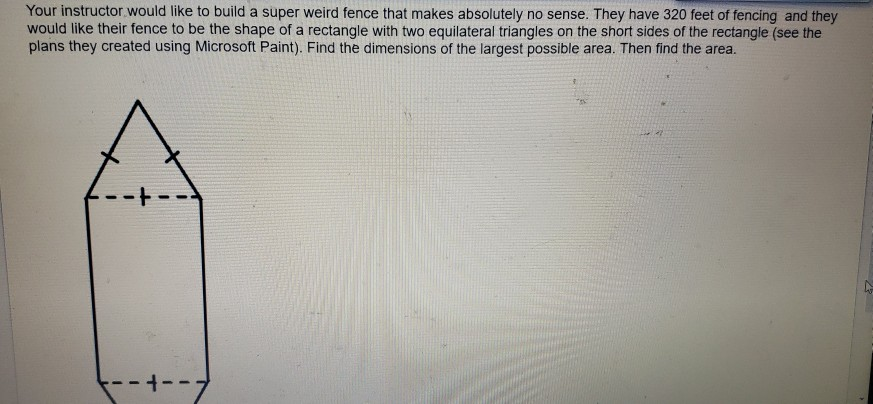 Solved Your instructor would like to build a super weird | Chegg.com