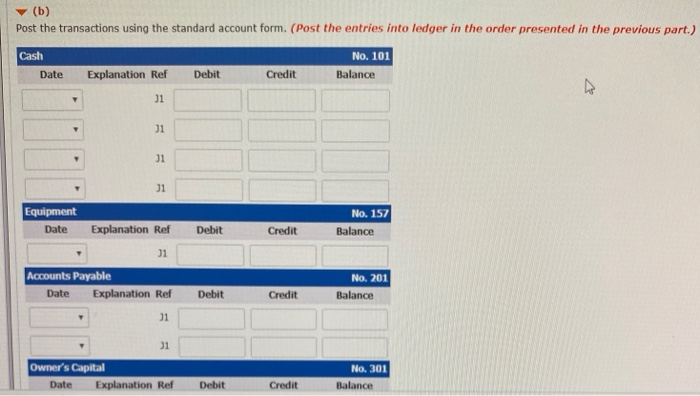 Solved Exercise 2-14 a-b (Part Level Submission) (Video) | Chegg.com